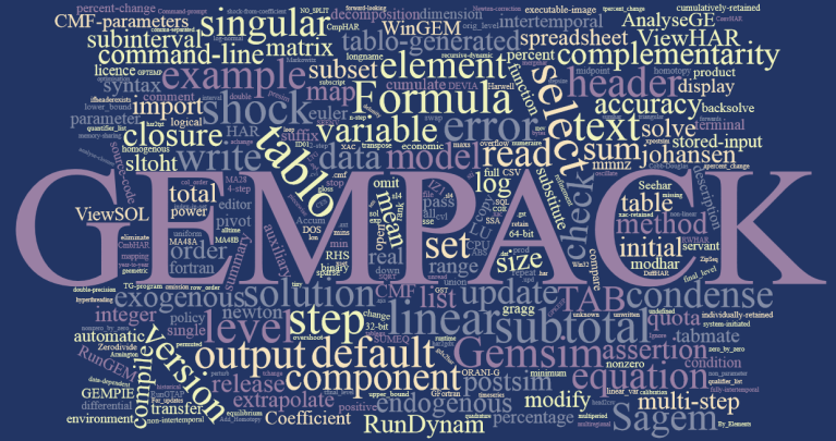 GEMPACK software | Victoria University