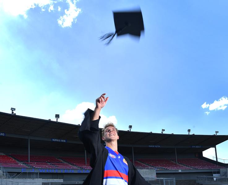 Bulldogs' Mitch Wallis graduates from VU | Victoria University