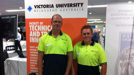 VU plumbing connects at Reece Trade Show | Victoria University